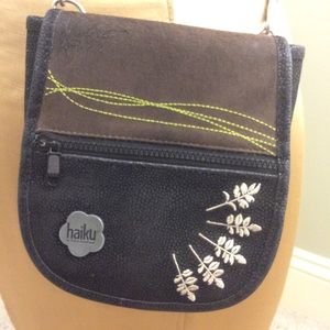 Haiku | Bags | Haiku Embroidered Vegan Grab Bag Crossbody Purse | Poshmark